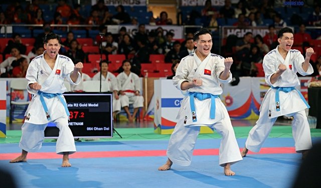 Equipes vietnamitas de Karatê dominam campeonato regional - Asia ON